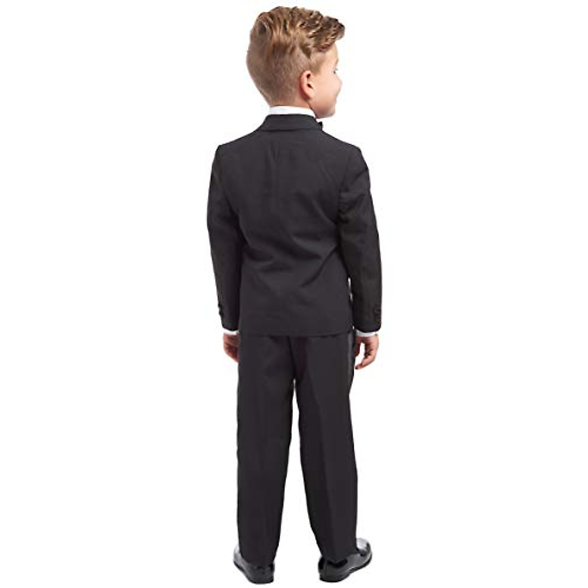 Nautica baby boys 4-piece With Dress Shirt, Bow Tie, Jacket, and Pants Tuxedo, Black, 18 Months US