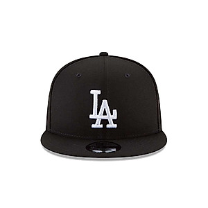 New Era 950 Los Angeles Dodgers Basic Snapback Hat (Black/White) Men's Cap