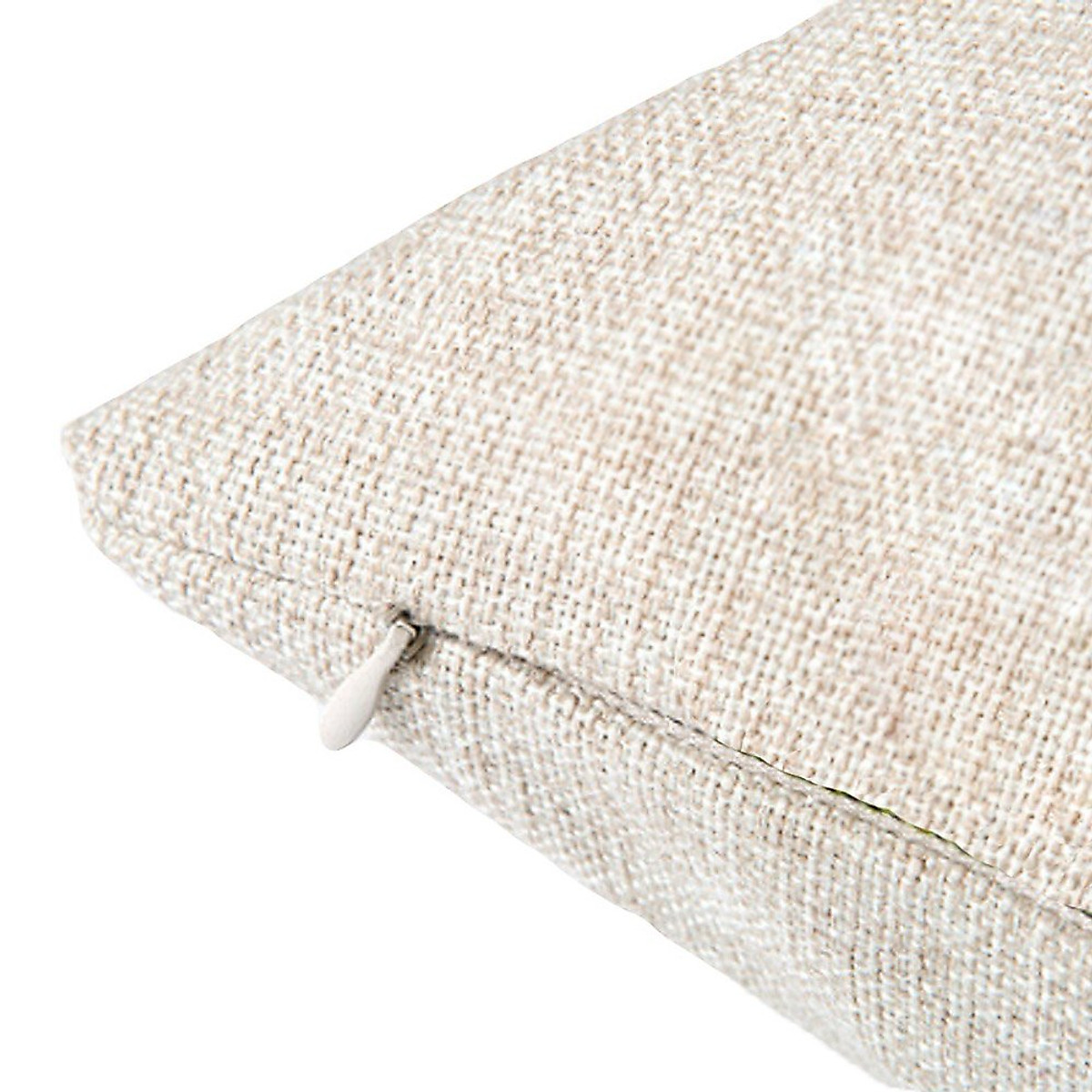 WOMHOPE Set of 4 Modern Art Geometric Decorative Throw Pillow Covers Burlap Toss Pillow Cases Cushion Cases 18 x 18 Inch for Living Room,Couch and Bed (Blocks)