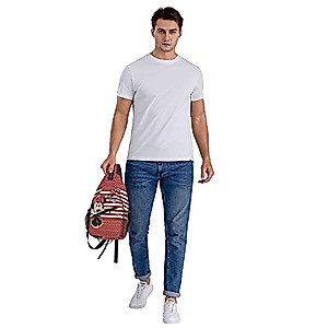 Ouhlcsp Adult Unisex Cross chest bag Crossbody Sling Backpack Travel Hiking Daypack for Women Men diagonally Shoulder Bag Gifts - anime 26