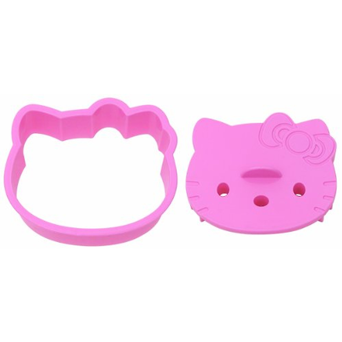 Hello Kitty PNB1 Pan, 商品サイズ(約) ・枠用抜き型:110X127X35mm ・顔用抜き型:95X113X35mm, mulch