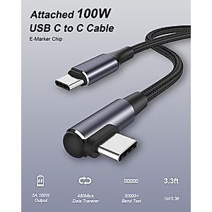 160W USB C Car Charger Fast Charging Cigarette Lighter PD3.0 100W PPS 45W QC5 30W Type C Car Charger for MacBook Pro Air Laptop iPad iPhone 14 13 12 Pro Samsung S23 S22 (with 100W USB C Cable)