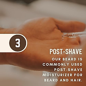 Johnny Slicks Organic Beard Oil | Moisturize, Soften, Promote Hair Growth, Reduce Itch (US Made, Veteran Owned Handcrafted with Clean Ingredients), Rugged