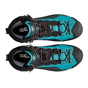 SCARPA Women's Ribelle Lite HD Lightweight Waterproof Boots for Hiking and Mountaineering - Baltic/Baltic - 8-8.5