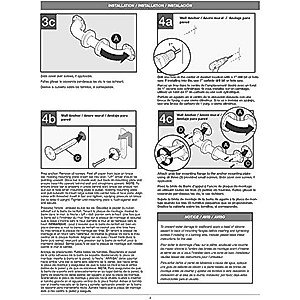 Delta Faucet DCL5924-BN Carlisle Wall Mounted 24" Decorative Bath Safety Grab Bar in Satin Nickel