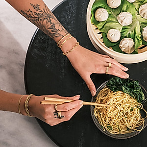 Canaria 10kt Yellow Gold Groove-Pattern Ring. Size 9