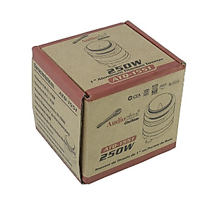 Audiopipe ATQ-1550 1 Inch 250 Watt 4 Ohm Aluminum Titanium Car Audio Bullet Tweeter with Kapton Voice Coil for Vehicle Sound System (4 Pack)