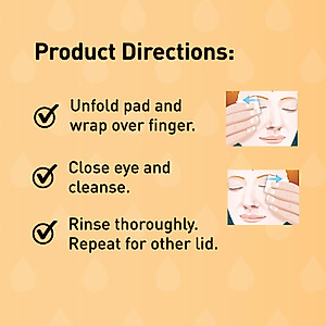 OCUSOFT LID SCRUB OUST CLEANSER PADS - 30/CTN