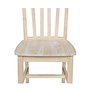 International Concepts Pair of Cafe Chairs, Unfinished