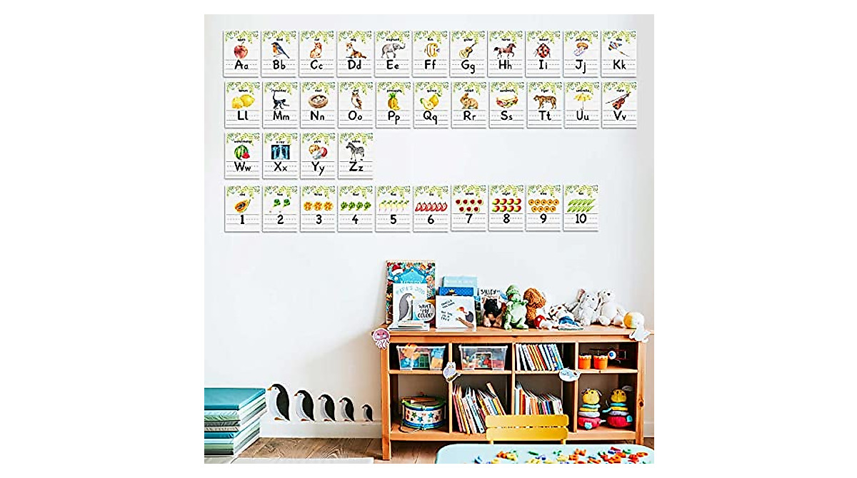 Colorful Alphabet Bulletin Board Set for Classrooms