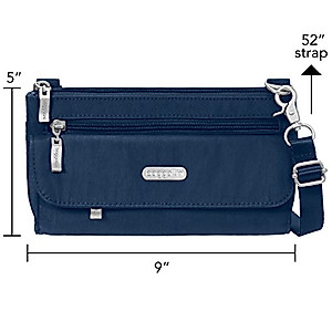 Baggallini Plaza Travel Mini Crossbody Bag, Pacific, One Size