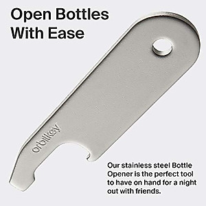 Orbitkey Leather Key Organizer Espresso with Brown Stitching Bottle Opener Compatible Key Organizer & Key Ring