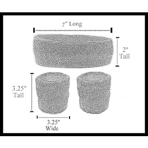 Funny Guy Mugs Sassy Unisex Sweatband Set (3-Pack: 1 Headband & 2 Wristbands)