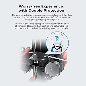 Official Creality Ender 3 Max Neo FDM 3D Printer Ender 3 Max Upgraded with CR Touch Automatic Leveling Dual Z-axis Red Metal Extruder 32-bit Silent Mainboard 11.8 x 11.8 x 12.6 Build Volume