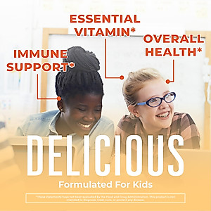 MaryRuth Organics USDA Organic Kids Vitamin C Drops | Vegan Vitamin C Immune Support Supplement for Ages 4-13 | Immune Support & Overall Health | Vitamin C from Organic Acerola Fruit Extract | 2oz