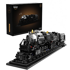 Nifeliz Big Boy Locomotive, Articulated Steam Locomotive Building Block Set, Legendary Steam Train Display Kit for Gift Giving (1,818 Pieces)