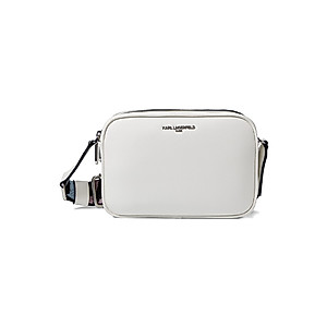 Karl Lagerfeld Paris Maybelle Crossbody, Winter White/Blush