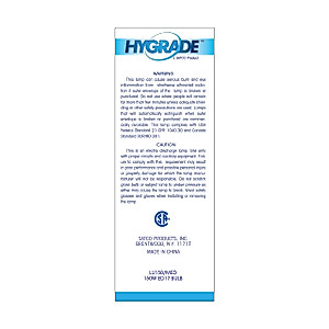 Satco S3129 2100K 150-Watt Clear Medium Base ED17 High Pressure Sodium Lamp