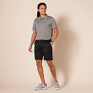 Amazon Essentials Men's Slim-Fit Stretch Golf Short, Black, 33