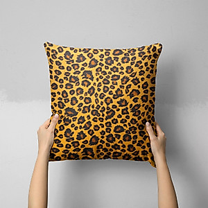 iiRov Summer Design Ink-Fuzed Decorative Throw Pillow - Summer Tiger Fur