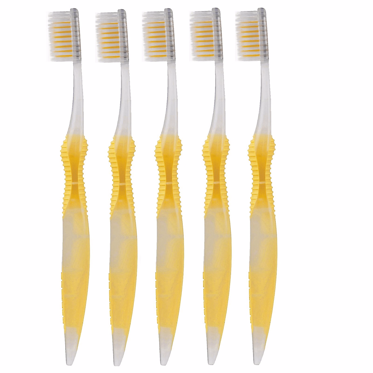 Sofresh Flossing Toothbrush - Adult Size | Your Choice of Color (5, Yellow)