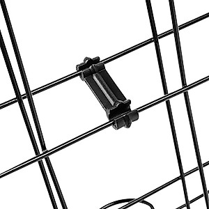 Amazon Basics Foldable Shopping Utility Cart with 360-Degree Wheels, X-Large, Black