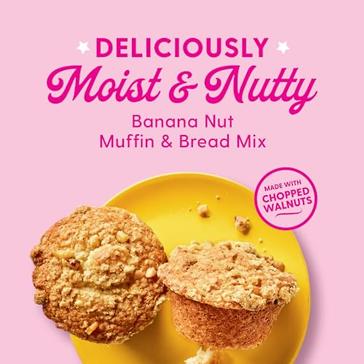 Duncan Hines Dolly Parton's Banana Nut Flavored Muffin & Bread Mix, 19.05 oz.