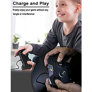 2 Pack 10FT PS4 Controller Charger Charging Cable with Magnetic Ring Compatible with Playstation 4/ DualShock 4/ PS4 Slim/Pro Wireless Controllers