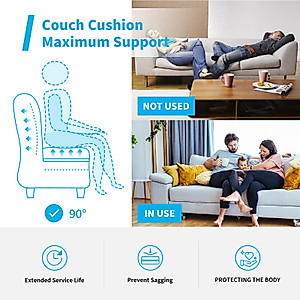 Mjkone Long Couch Cushion Support 19.2"x81", Sagging Sofa Cushion Support, Reclining Sofa Couch Support for Sagging Cushions, Insert Support to Fix Your Modern Couch, Thick 0.4"