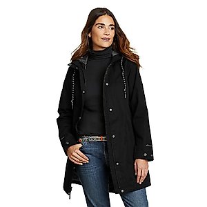 Eddie Bauer Women's Charly Parka, Black, Medium