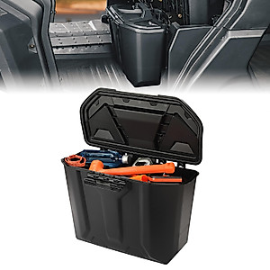 KEMIMOTO Removable Storage Bins, Passenger Under Seat Storage Box Compatible with Can-Am 2016 2017 2018 2019 2020 2021 2022 2023 Defender HD8 / HD10 / HD5 / Max HD8 / Max HD10, Replace OEM #715003314