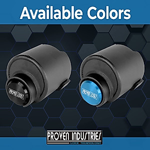 Proven Industries Model 2516 Trailer Lock, Fits 2 5/16-Inch Couplers, Secures Safety Chains, Made in The USA, (Black)