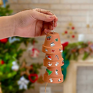 Mr. Pen- Mini Terracotta Clay Pots, 1.7", 8 pcs, Clay Pots for Plants, Small Terracotta Pots, Terracotta Planter, Small Clay Pots, Plant Pots with Drainage Holes, Clay Flower Pots, Terra Cotta Pots