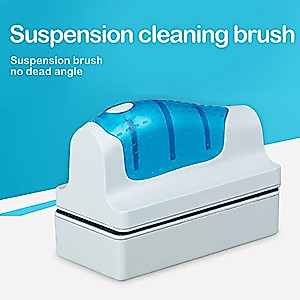 SUNWEN Magnetic Aquarium Glass Cleaner, Fish Tank Algae Scraper, Strong Magnet (Large2, AQ-03)