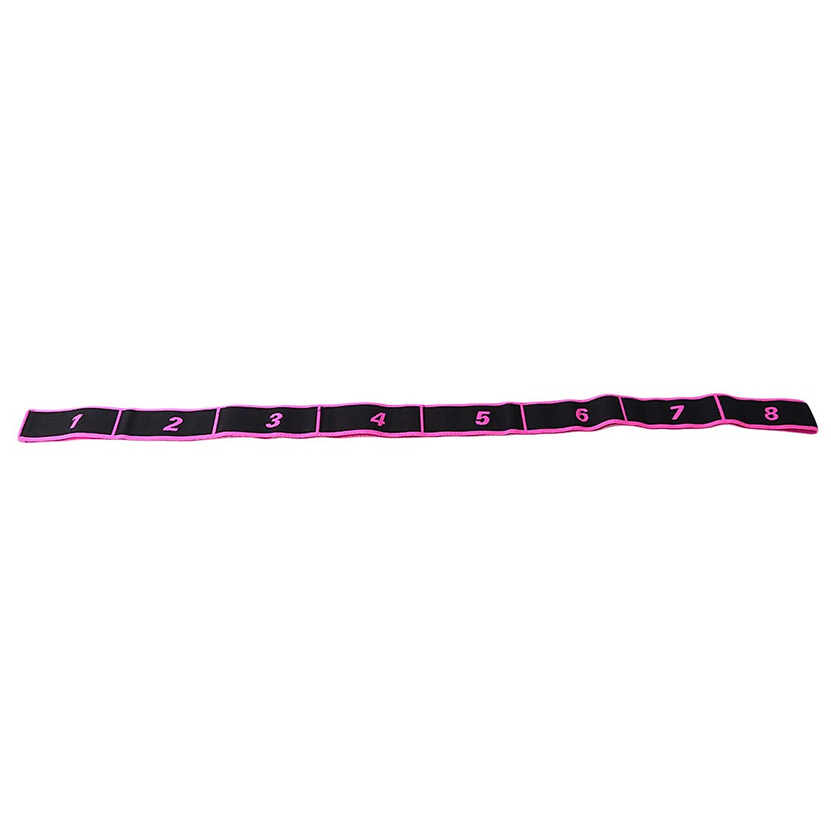 Idiytip Latin Stretch Band Dance Stretching Straps Elastic Band for Gym Yoga Fitness Dancer Gymnastics Exercise,rose Red