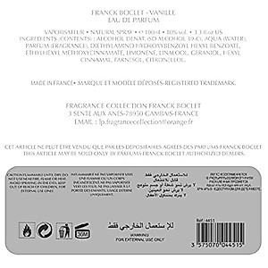 Franck Boclet unisex Parfum Vanille 3.4 OZ