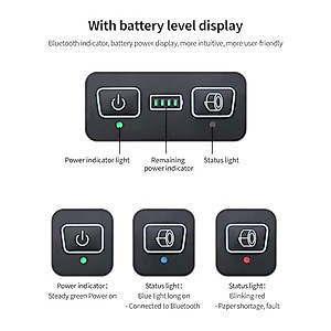 Yosoo Thermal Receipt Printer USB Mini Portable Efficient Printing for POS Office Electronics