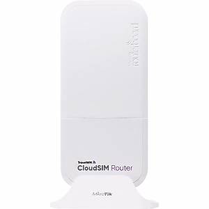 TravelWifi CloudSIM WiFi Router, Supports 2G, 3G, 4G LTE Connection, Unlimited Devices Connectivity, Portable WiFi in 130+ Countries, Weather-Resistant, Plug-&-Play Internet Router, Includes 6GB Data