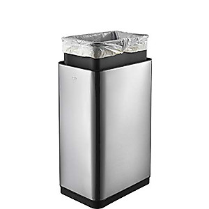 EKO Mirage Sensor Bin 45L, Metal, Matt S/S, 27 x 46 x 65.5 cm