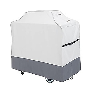 ASTEROUTDOOR Waterproof Patio Grill, Heavy Duty Yarn-Dyed Woven 600d Oxford Fabric,UV Protection Outdoor BBQ Cover,44x22x44 Inches, 44" H x 22" D x 44" W, Grey