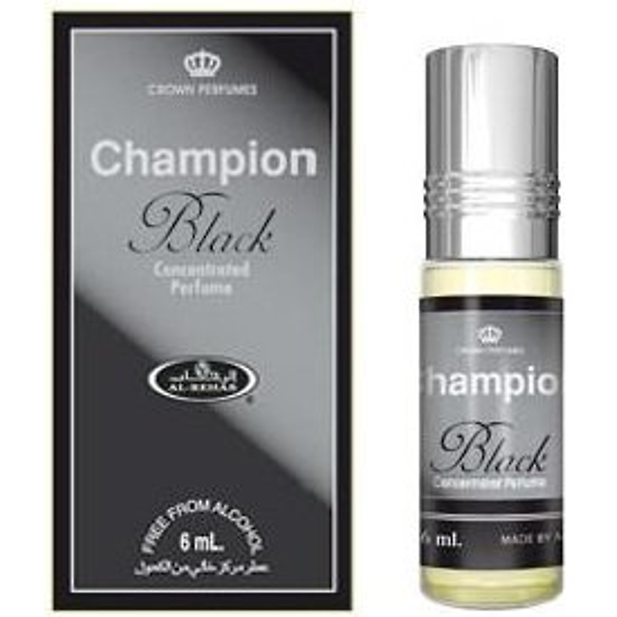Champion Black - 6ml (.2 oz) Perfume Oil by Al-Rehab (Crown Perfumes)