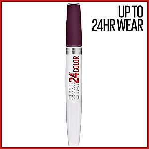 Maybelline SuperStay 24, 2-Step Liquid Lipstick, Extreme Aubergine