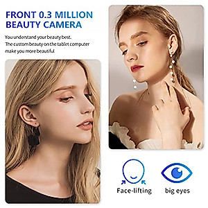 HD 8-inch Tablet Android 5.1 System Display 8-core Processor 1GB Ram and 16GB ROM 4000mah Built-in WiFi Bluetooth Voice Call Learning Writing Tablet 1Pcs (Gray)