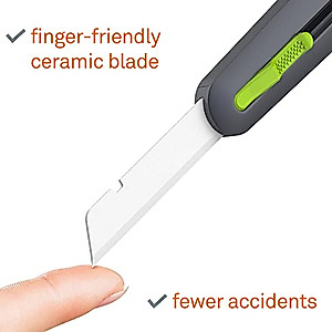 Slice 10560 3" Extra Long Insulation Foam Tool, Designed for Foam Cutting, Finger Friendly, Ceramic Blade, Automatically Retracts