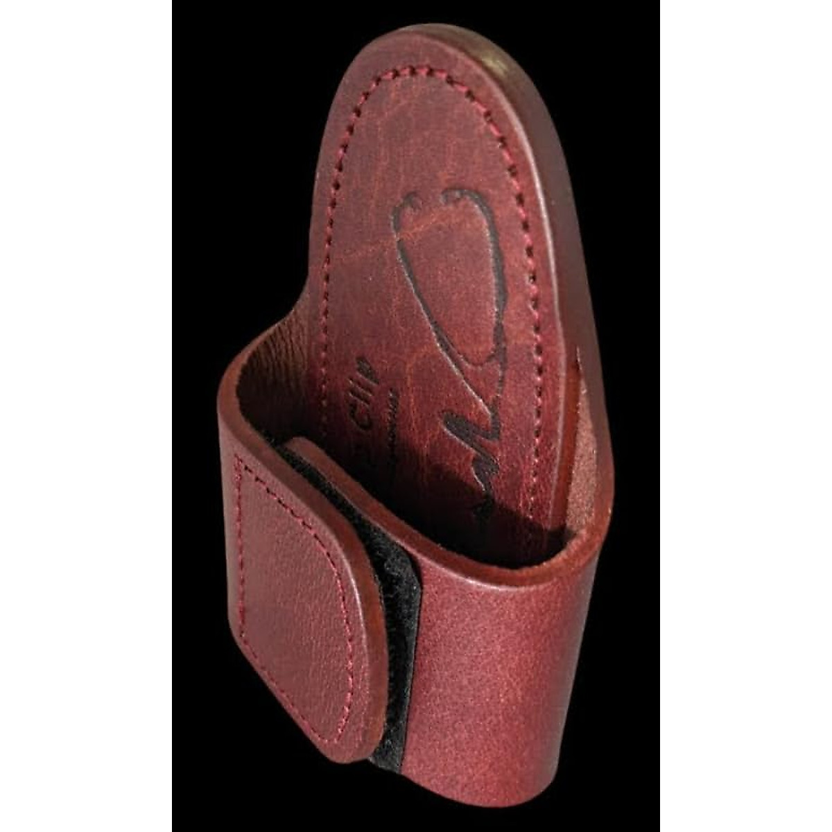 The HipClip – Handmade Leather Stethoscope Holder (Brown) Full Grain Leather