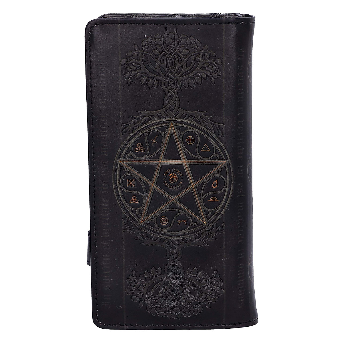 Nemesis Now Anne Stokes The Summoning Witch and Dragon Embossed Purse, Black, 18.5cm, Polyurethane