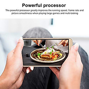 Unlocked Android Smartphone, 5.72in HD Full Screen 512MB ROM 4GB RAM Ultra Thin Mobile Phone Dual SIM Face Unlock Cellphone for Android OS 4.4, 2MP Rear Camera 1800mah Battery 3G Unlocked Cell Phone