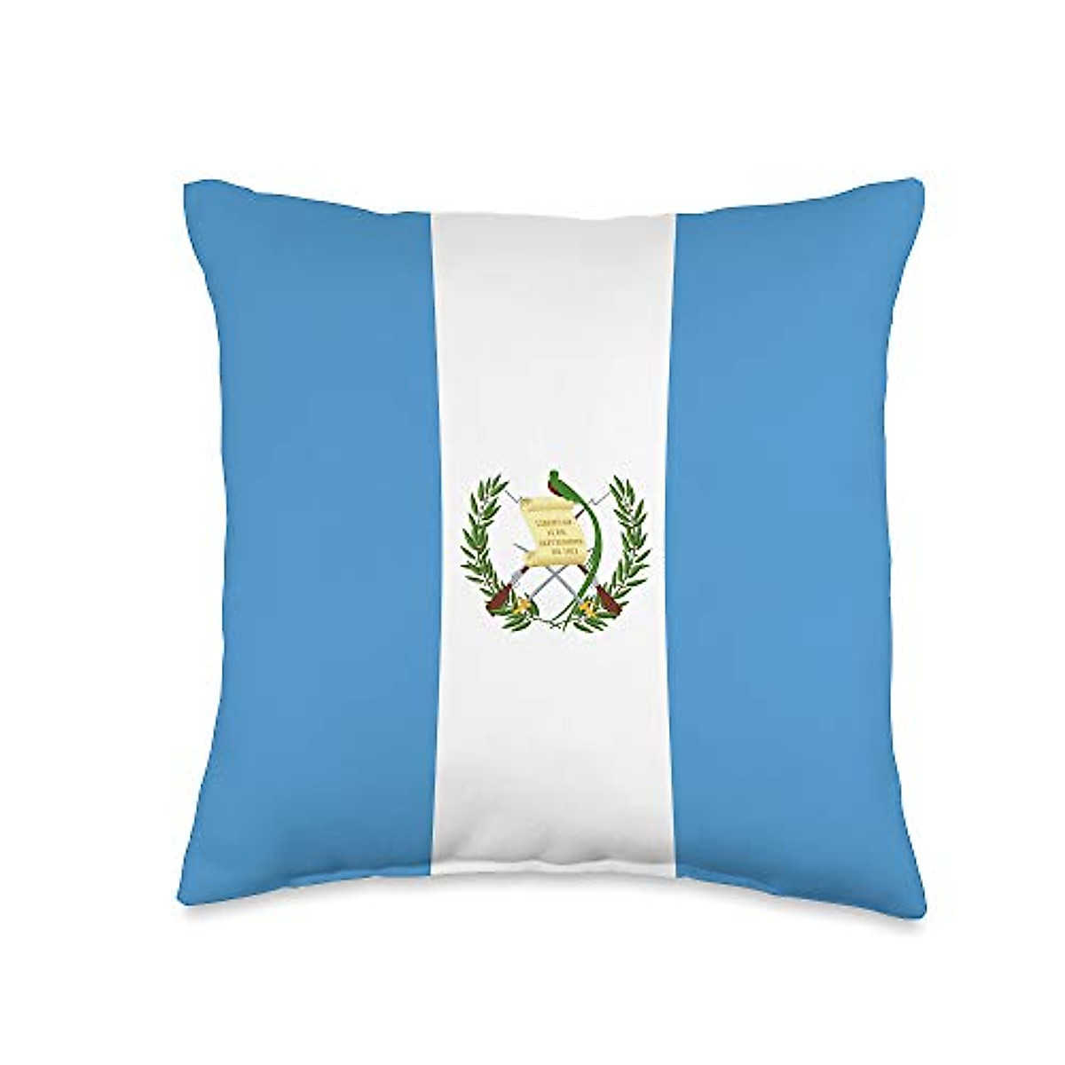 Guatemala Guatemalan Flag Bandera Throw Pillow