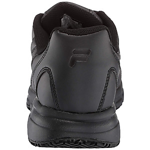 Fila Men's Memory Niteshift Slip Resistant Work Shoe Shoe, Black, 11 D US