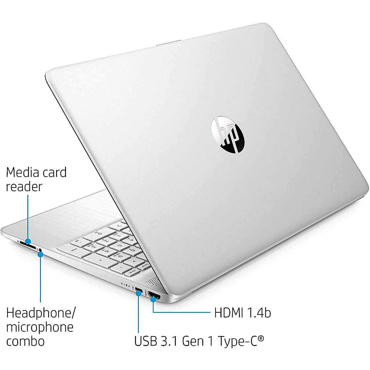 HP 15.6" HD Micro-Edge Laptop, AMD Athlon Gold 3150U, 4GB DDR4, 256GB PCIe NVMe SSD, AMD Radeon Graphics, WiFi, Bluetooth, Webcam, HDMI, USB-C, Windows 10 S, ABYS 64GB MicroSD Card
